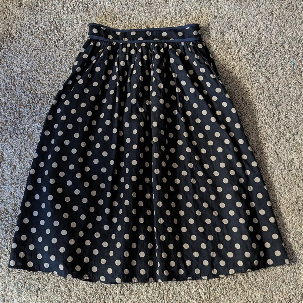 Tulip B | Skirts | Polka Dot Midi Skirt Retro 95s Style S | Poshmark